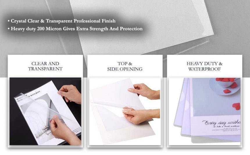 Buy A4 Top & Side Opening Files Online | HaberCrafts